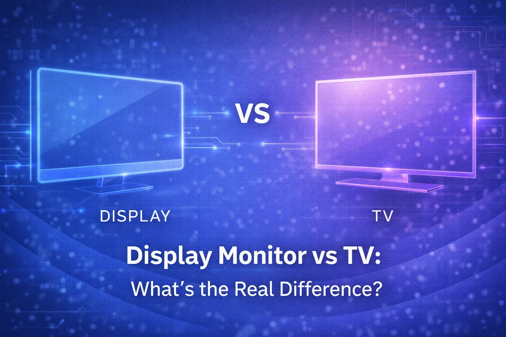 What Is the Difference Between a Display Monitor and a TV? – BVSLCD